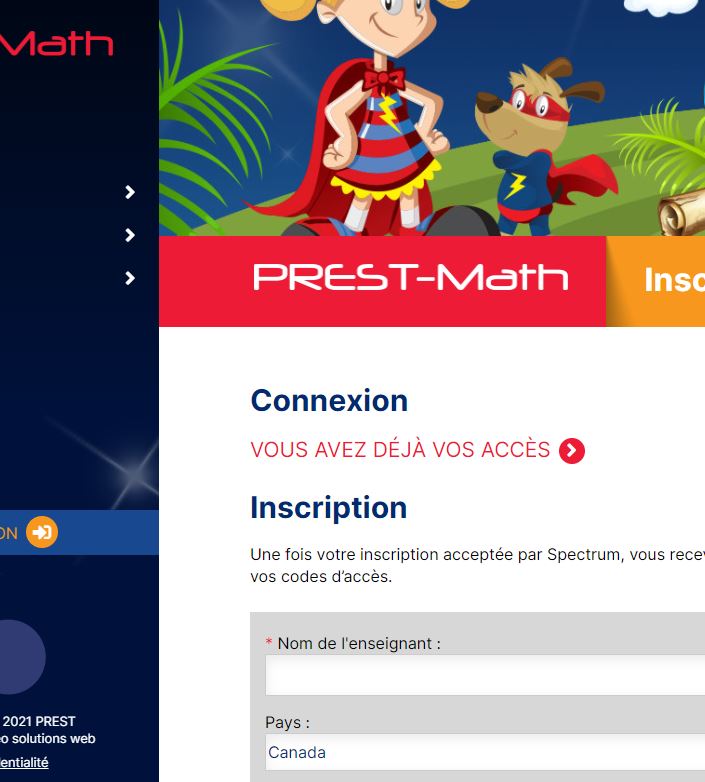 PREST – Les mathématiques au primaire